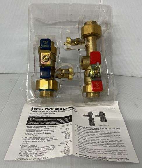(R) Watts LFTWH-FT-HCN Tankless Water Heater Valve Set. - Kraft Auction ...