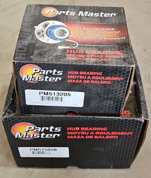 Parts Master Hub Bearing - Kraft Auction Service, LLC