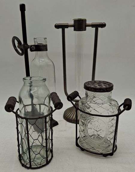 (U) Decorative Rustic Glassware - Kraft Auction Service, LLC