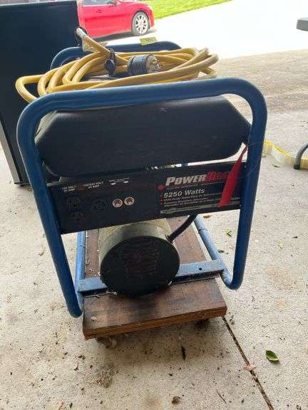 PowerBack 5250 Watt Electric Generator GT5250 - Kraft Auction Service, LLC