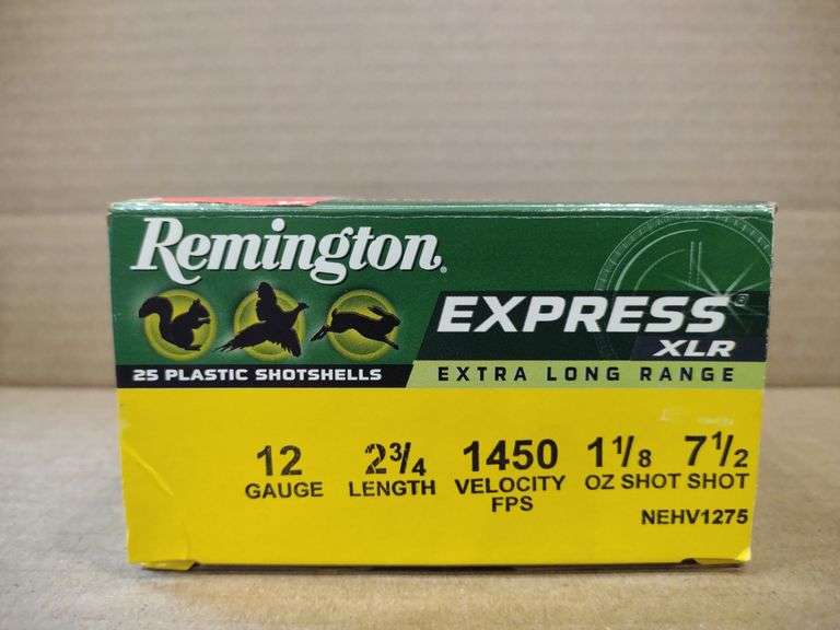 (M) 25 Rds 12 Gauge Remington Express Extra Long-Range Shotgun Shells ...