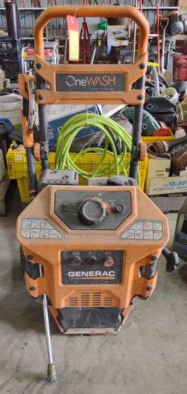 Generac OneWash 3100 PSI Pressure Washer - Kraft Auction Service, LLC