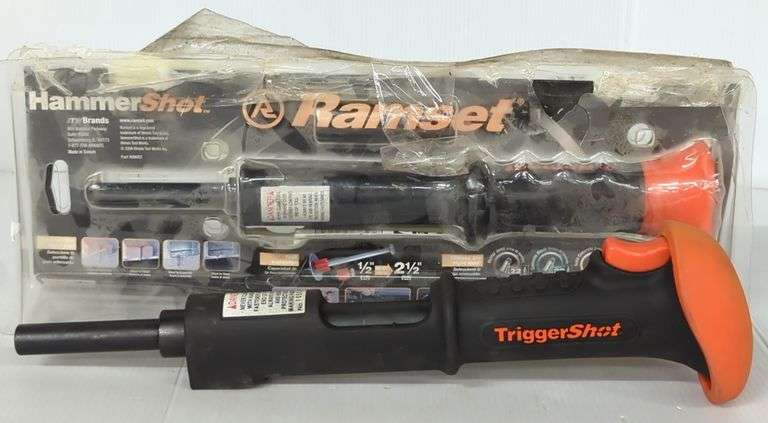 (AO) Ramset .22 Caliber Hammer Shot And Trigger Shot - Kraft Auction ...
