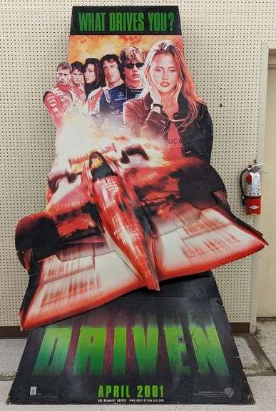 8ft Driven 2001 Promotional Movie Theater 3D Display - Kraft Auction ...
