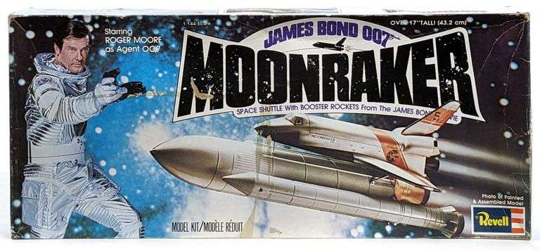 1/144 Scale Revell James Bond 007 Moonraker Space Shuttle w/ Booster ...
