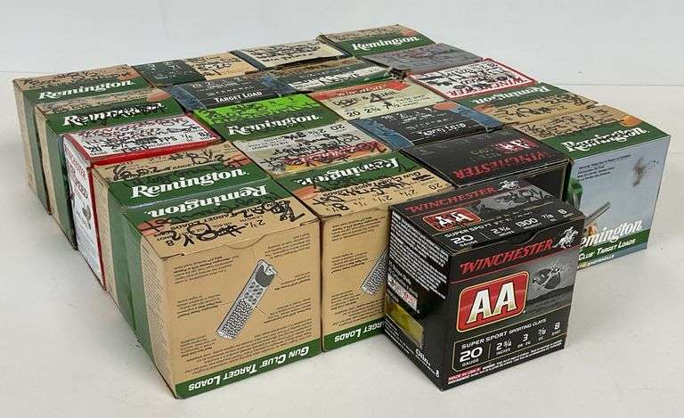 (K) 525 Rounds Reload 20 Gauge Shotgun Shells - Kraft Auction Service, LLC