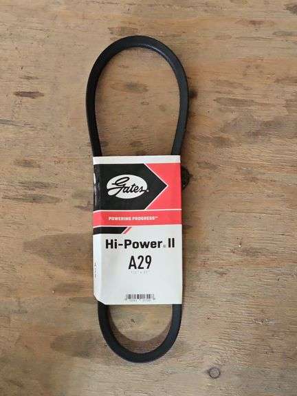 Assortment of Gates Belts, Various Sizes and Types. - Kraft Auction ...