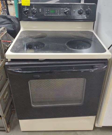 (G) Kenmore Electric Range Glass Top Cooktop Oven Stove (30"×25"45.5 ...