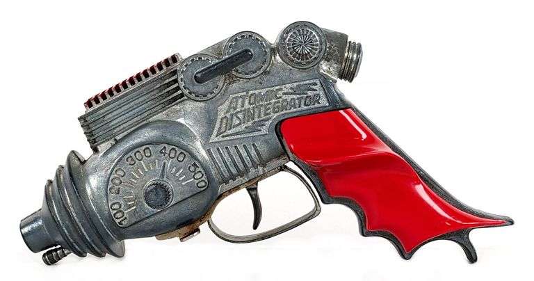 Hubley Atomic Disintegrator Space Gun Cap Pistol - Kraft Auction ...