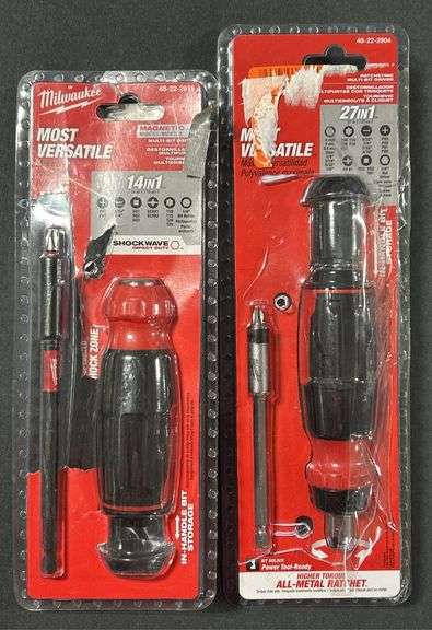 (CC) Milwaukee Multi-Bit Driver & Ratcheting Multi-Bit Driver - Kraft ...