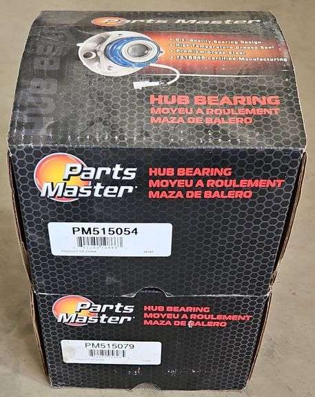 Parts Master Hub Bearings. - Kraft Auction Service, LLC