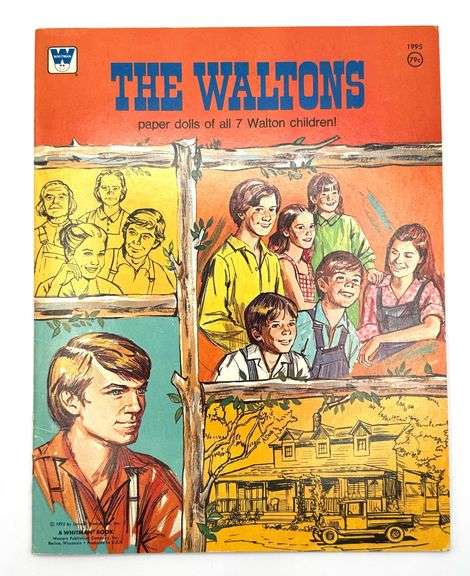 1995 The Waltons Paper Dolls Of All 7 Walton Children - Kraft Auction ...