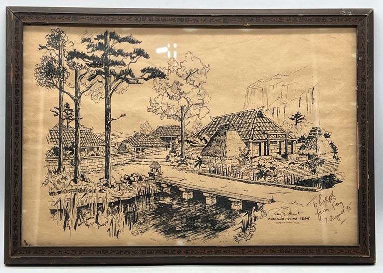 (D) Roy E Hunt Print 19.5 x 14 - Kraft Auction Service, LLC