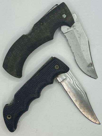 (AA) Coleman Stainless & Gerber 650 Folding Pocket Knives - Kraft ...