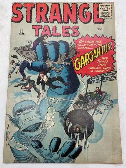 (AF) Strange Tales 1961 #80 “Gargantus” Comic Book - Kraft Auction ...