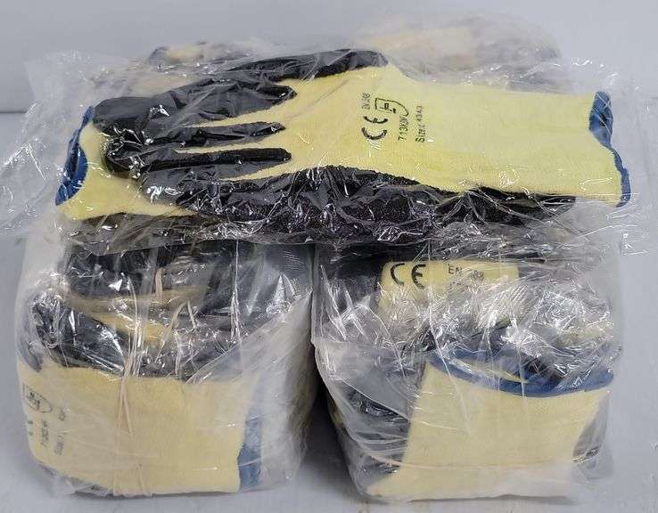 (ZZ) Two Bundles Of Kevlar Size XL Work Gloves Made With Lycra And ...