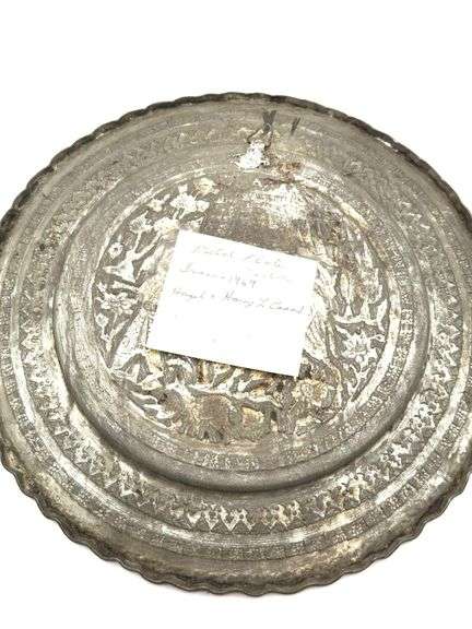 1969 Metal Plate From Iran - Kraft Auction Service, LLC