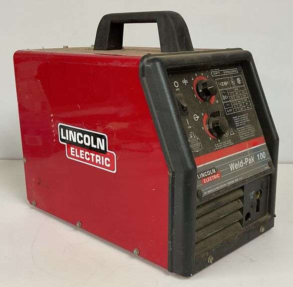(J) Lincoln Electric Weld-Pac 100 MIG Welder - Kraft Auction Service, LLC