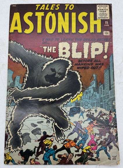 (AF) Tales To Astonish 1961 #15 “The Blip” Comic Book - Kraft Auction ...
