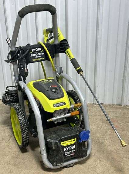 (DZ) RYOBI 3000 PSI 1.1 GPM Electric Pressure Washer - Kraft Auction ...