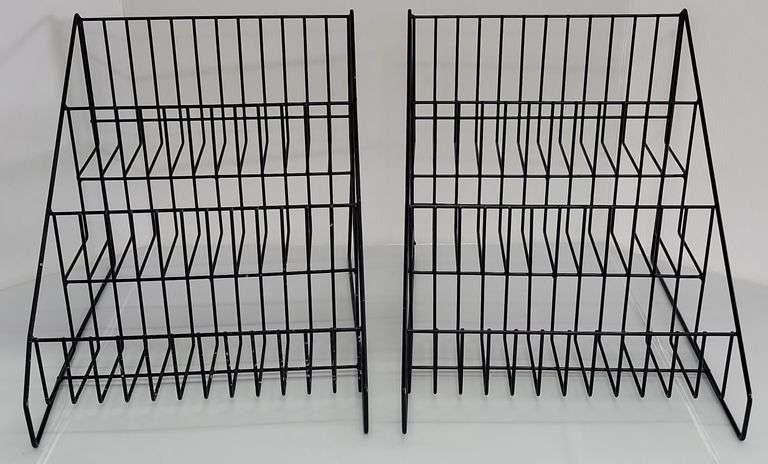 (E) Pair Of 3-Tier Wire Countertop Racks - Kraft Auction Service, LLC