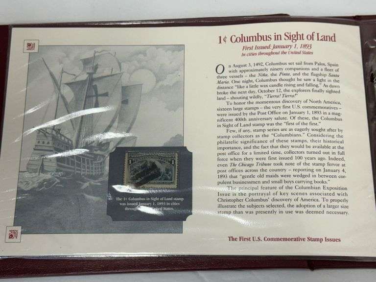 The First U.S. Commemorative Stamp Issues, The Postal Commemorative ...