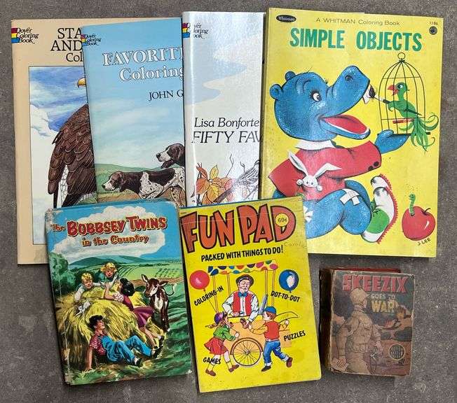 (AC) Vintage Activity & Reading Books - Kraft Auction Service, LLC