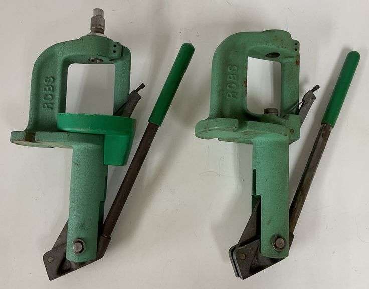 (K) RCBS Junior Single Stage Reloading Presses - Kraft Auction Service, LLC