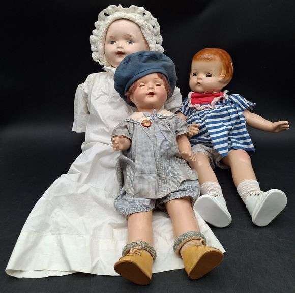 (UV) Vintage Effanbee Composition Dolls and More - Kraft Auction ...