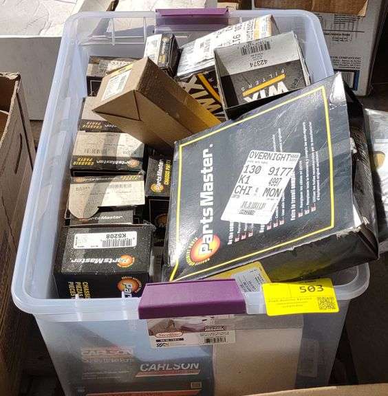 Six Branded Filters, Parts Master Brake Hose, Parts Master Suspension ...