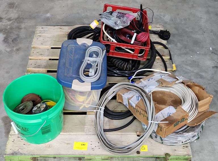 (G) Assorted Insulated Wiring And Bailing Wire - Kraft Auction Service, LLC
