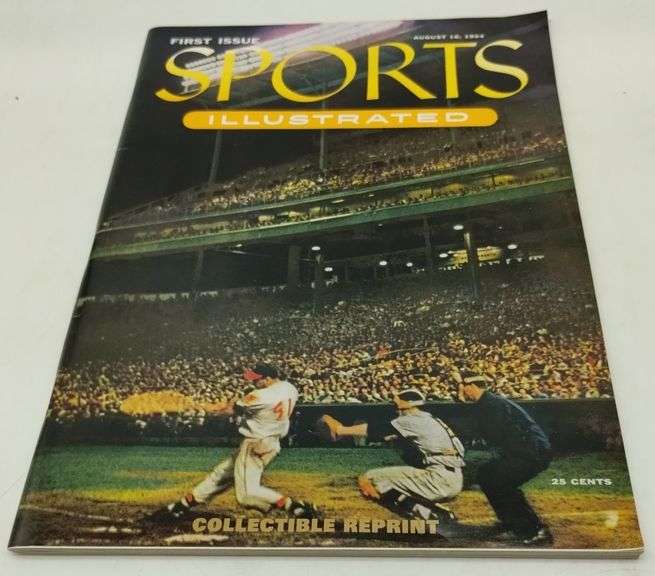 (RS) Sports illustrated 1954 first issue reprint magazine - Kraft ...