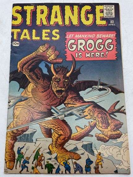 (AF) Strange Tales 1961 #83 “Grogg is Here” Comic - Kraft Auction ...