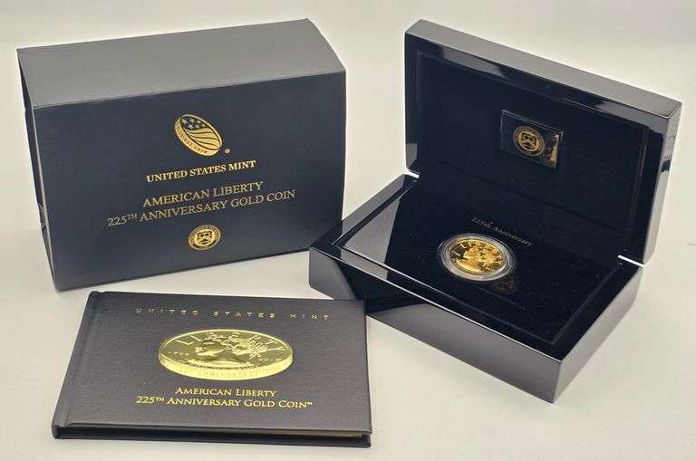 2017-W United States Mint 225th Anniversary Proof One Ounce Gold Coin ...