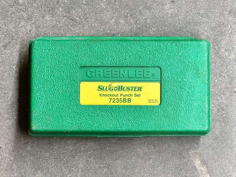 (X) GreenLee Slug-Buster Manual Knockout Punch Set - Kraft Auction ...