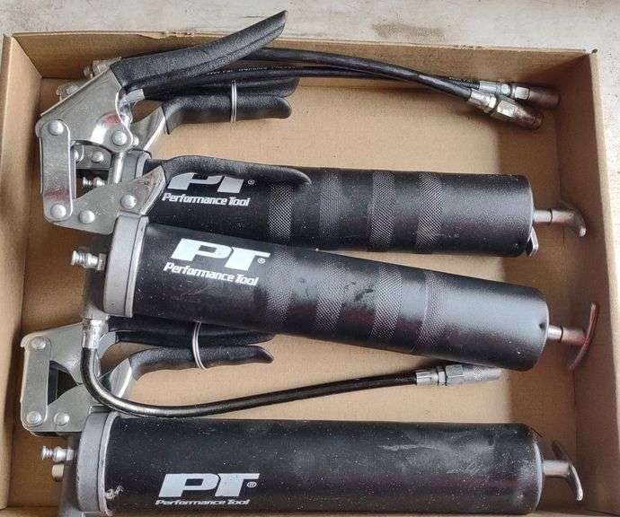 (M) Performance Tool Pistol Grip Grease Guns - Kraft Auction Service, LLC