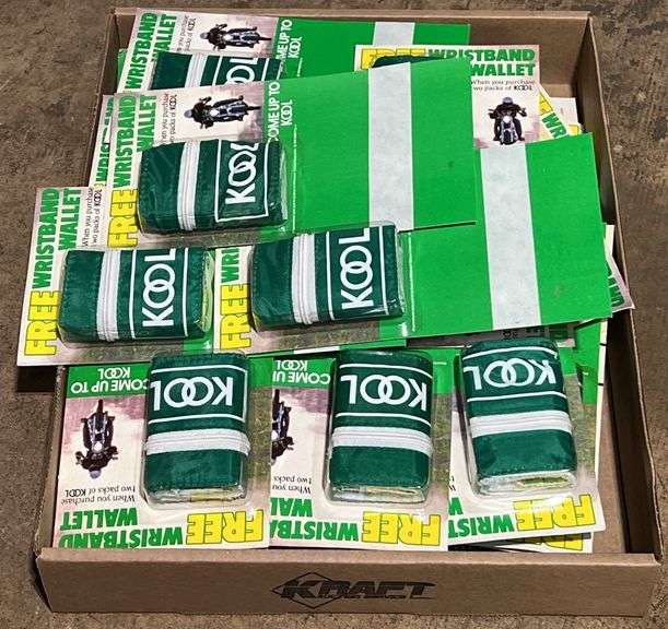 (GD) Cigarette Advertising Kool Wristband Wallets - Kraft Auction ...