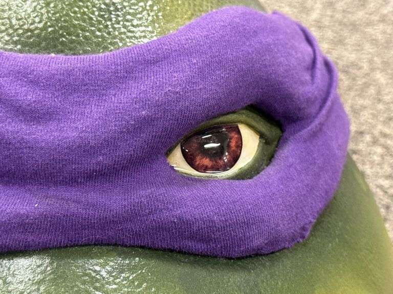 1990s Teenage Mutant Ninja Turtle Donatello Movie Prop Head - Kraft ...