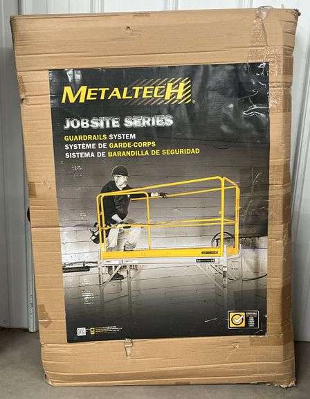 (R) Metaltech Jobsite Series Scaffolding Guardrail - Kraft Auction ...