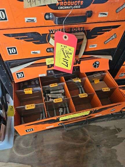 Dorman Storage Cabinets and Their Contents. - Kraft Auction Service, LLC