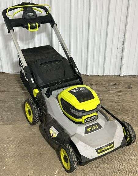 (DZ) Ryobi 40V HP 21" 3-in-1 Self Propelled Lawn Mower - Kraft Auction ...