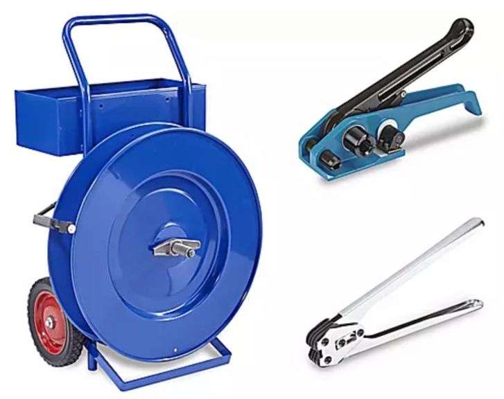 (ZZ) Poly Strapping Tools And Cart - Kraft Auction Service, LLC