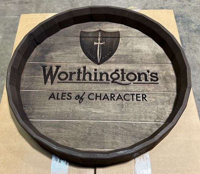 (FG) Wood Worthington’s Bar Sign - Kraft Auction Service, LLC