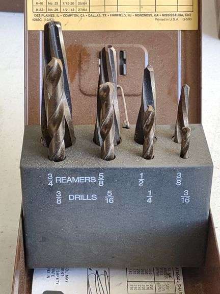 Lawson Drill Taper Shank Reamers & Hand Taps - Kraft Auction Service, LLC