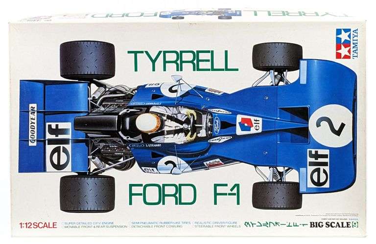 1/12 Scale Tamiya Tyrrell Ford F-1 Big Scale Model Kit - Kraft Auction ...