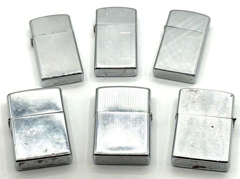 (6) Various Metal Lighters - Kraft Auction Service, LLC