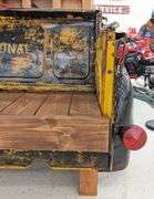 Custom Vintage International Pickup Truck Bed Bench - Kraft Auction ...