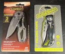(AL) Pair Of Guidesman 7” Folding Knives. - Kraft Auction Service, LLC