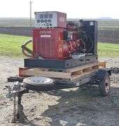 Dayton Diesel Generator w/ Single Axle Trailer - Kraft Auction Service, LLC