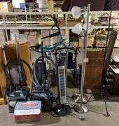 (U) Vacuums, Heaters, Lights and Clothes Rack - Kraft Auction Service, LLC